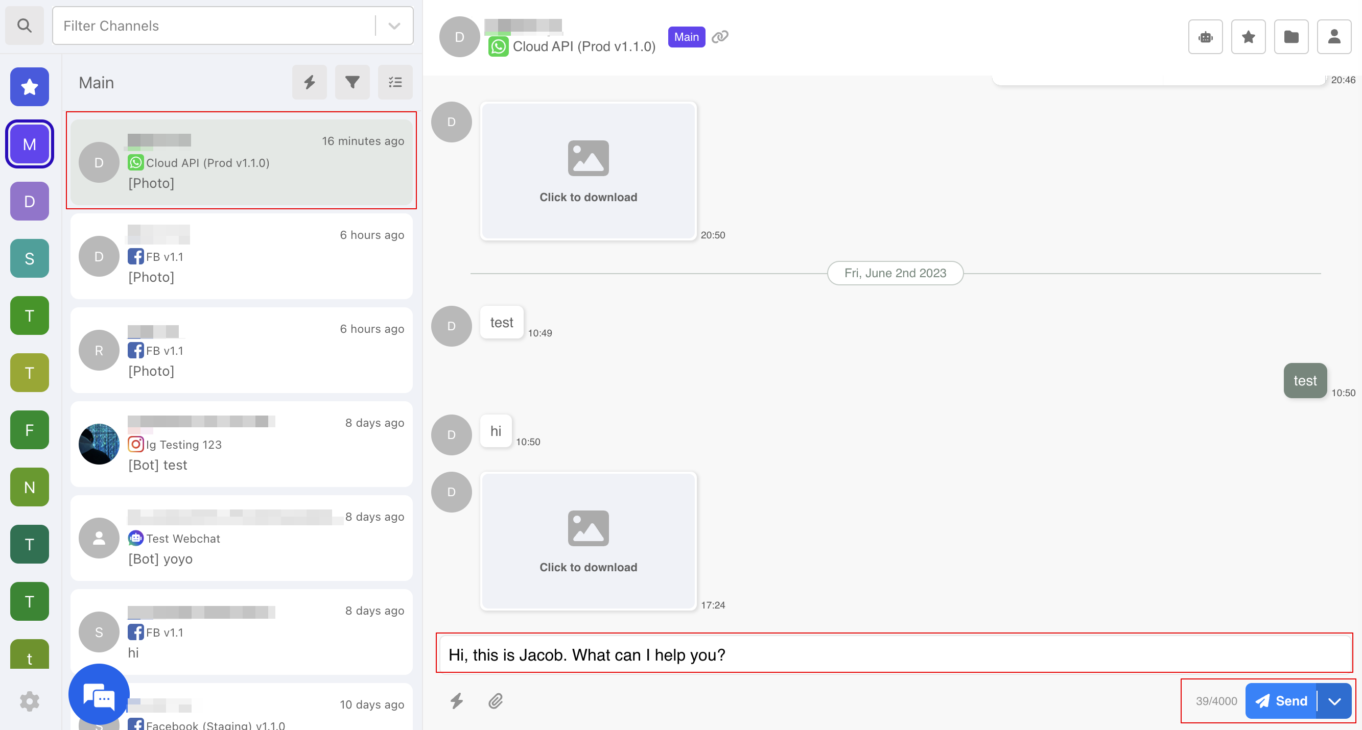 Thread Operations in Inbox Integration | WOZTELL Platform Documentation