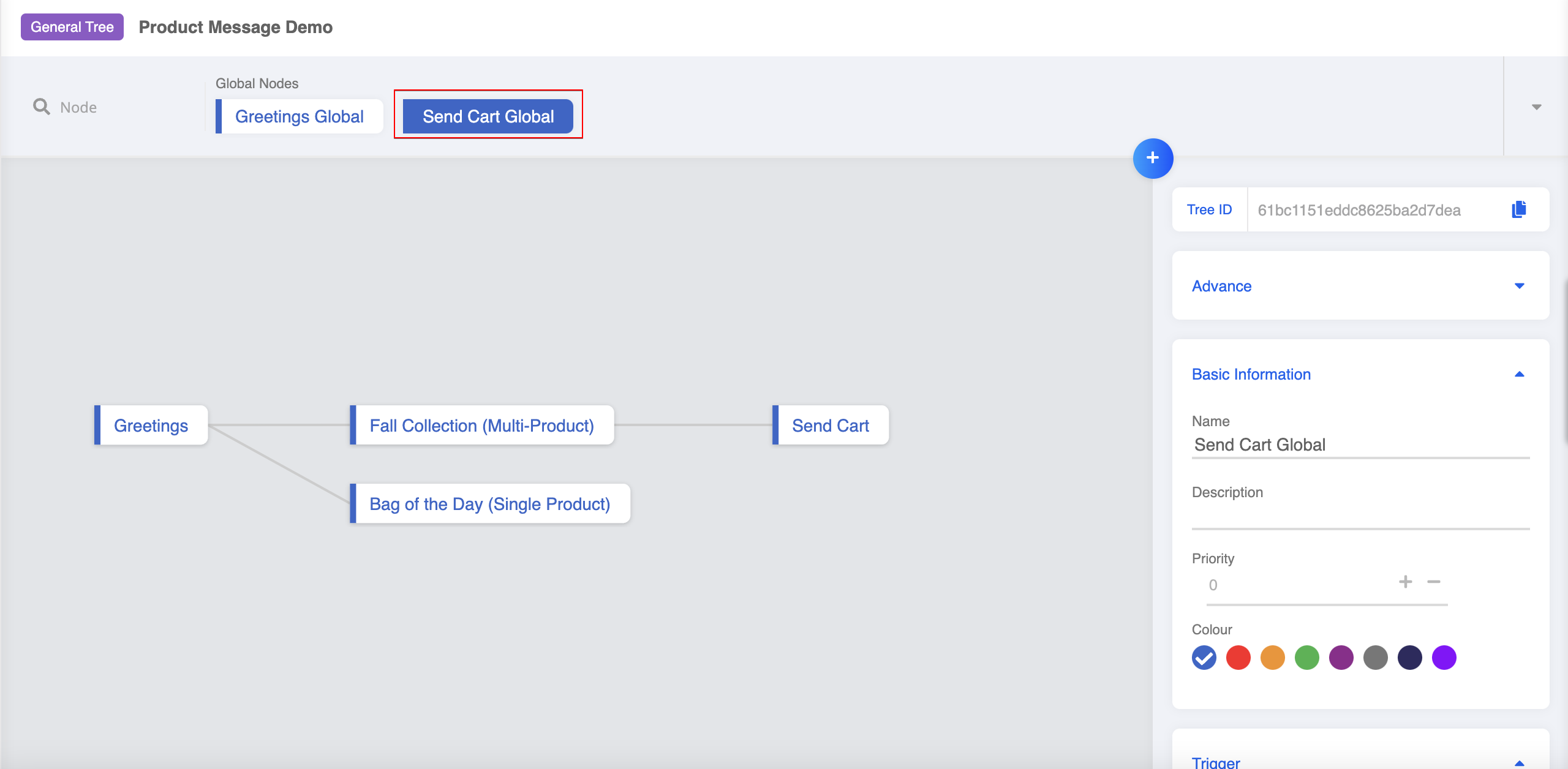 Create Product Message | WOZTELL Platform Documentation